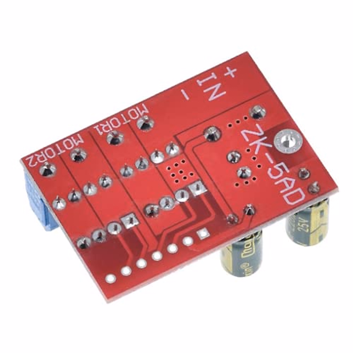 Davitu Motor Driver - 1 Pcs H Bridge Remote Control 5A 3V-14V Dual DC Motor Drive Module Voltage Reverse PWM Speed Regulation Double Super L298N