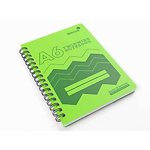 Silvine 160 Page A6 Wirebound Notebooks with Durable Wipe Clean Covers [Assorted Pack of 10]