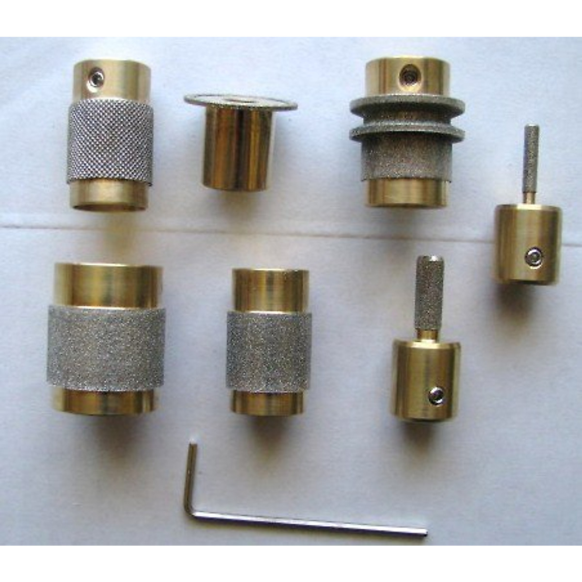 Stained Glass Grinder Head Bit 7 Sizes Quality Brass Core