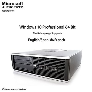 HP Elite 8200 SFF Business Desktop Computer, Intel Core i7-2600, 2TB HDD, 16GB DDR3, Windows 10 Professional (Renewed) (i7 | 16GB | 2T HDD | Wind 10 Pro + WiFi)