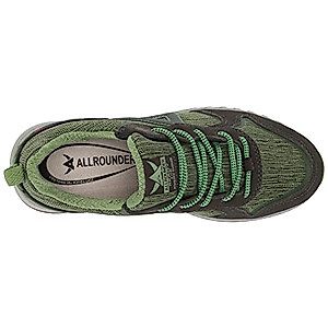 ALLROUNDER by MEPHISTO Women's Trail-Tex Sneaker, Black Olive, 9