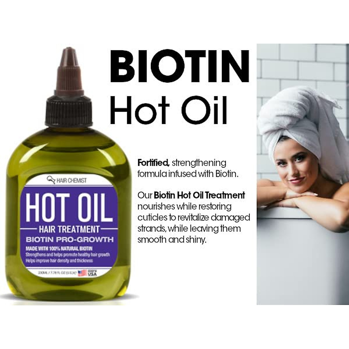 Hair Chemist Biotin Hot Oil Treatment 7.1 Ounces