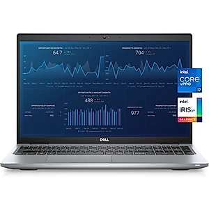 Dell 2021 Newest Business Laptop Latitude 5520, 15.6" FHD IPS Backlit Display, i7-1185G7 vPro, 16GB RAM, 1TB SSD, Webcam, Backlit Keyboard, Fingerprint Reader, WiFi 6, Thunderbolt, NFC, Win 10 Pro