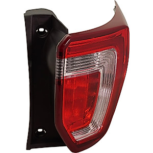Evan Fischer NHTSA/DOT Compliant Tail Light Compatible with 2016-2019 Ford Explorer & 2016-2019 Police Interceptor Utility Passenger Side - FO2801251, FB5Z13404A