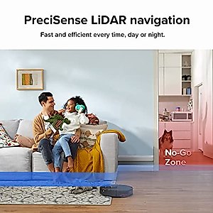 roborock S7 MaxV Plus Robot Vacuum and Sonic Mop with Auto-Empty Dock, ReactiveAI 2.0 Obstacle Avoidance, Real-Time Video Call, 5100Pa Suction, Perfect for Pet Hair