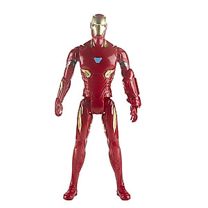 Avengers Marvel Endgame Titan Hero Series Iron Man 12"-Scale Super Hero Action Figure Toy with Titan Hero Power Fx Port