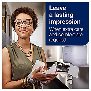 Tork Matic Soft Hand Towel Roll, White, Advanced, H1, Long-Lasting, High Absorbency, High Capacity, 1-Ply, 6 Rolls x 900 ft, 290095