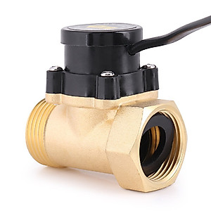 HT-800 G1 Thread 220V Magnetic Wate Flow Sensor Switch Pipe Boosting Pump Laser Machine Automatic Electronic Switch Control for Shower Low Water Pressure Solar Heater Water Circulation