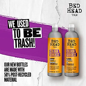 Bed Head by TIGI Shampoo & Conditioner For Colored Hair Colour Goddess With Sweet Almond & Coconut Oils 2 x 25.36 fl oz