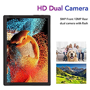 Naroote 10.1 Inch Tablet for Calling Tablet Blue 4GB 32GB 1280x800 IPS 5MP Front 13MP Rear 8.1 (US Plug)