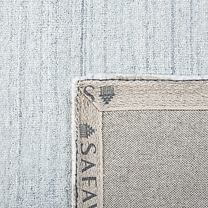 SAFAVIEH Mirage Collection Area Rug - 9' x 12', Light Grey, Handmade Modern, Ideal for High Traffic Areas in Living Room, Bedroom (MIR275G)