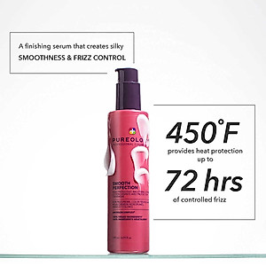 Pureology Smooth Perfection Smoothing Lotion | For Fine, to Normal, Frizzy Hair | Controls Frizz & Protects Against Heat Damage | Sulfate-Free | Vegan | Updated Packaging | 6.59 Fl. Oz. |