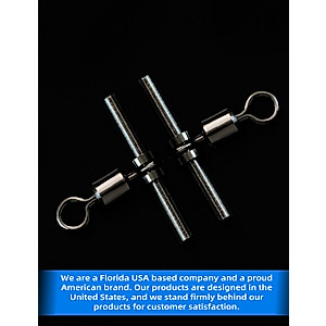 BLUEWING 3 Way Swivels Fishing Tackle, Brass Swivel Sleeve 3 Way T-Shape Swivel for Freshwater and Saltwater 40lbs, 50pcs