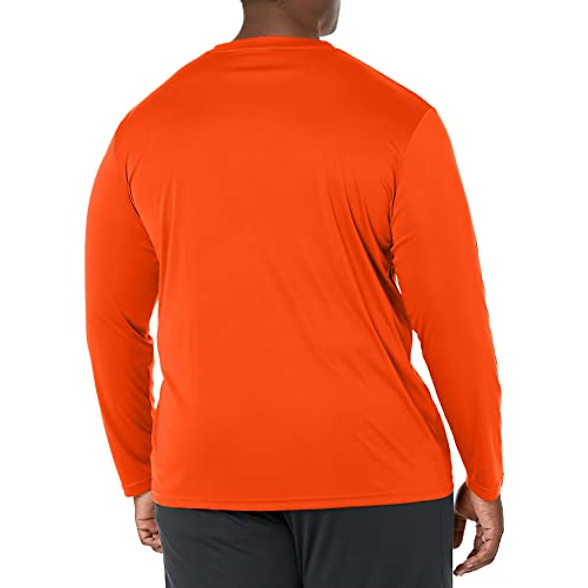 Russell Athletic Men's Long Sleeve Performance Tee, Burnt Orange, X-Large