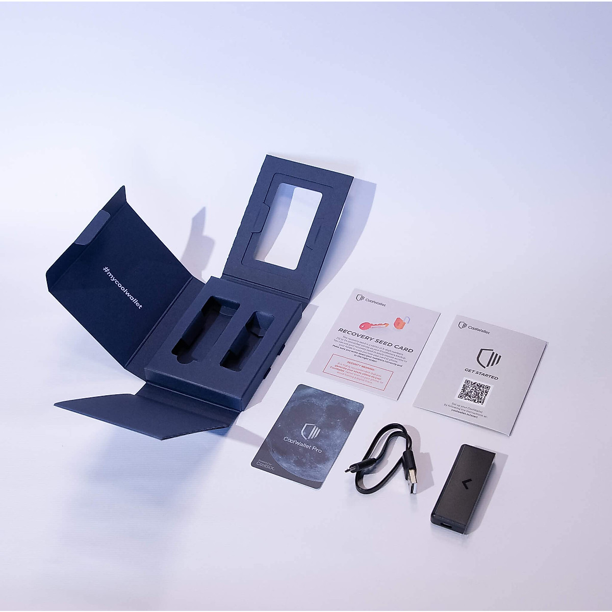 CoolWallet Pro Crypto Hardware Wallet - Bluetooth, Wireless, NFT and MetaMask Support - Credit Card Sized Portability Cold Storage Secure for Bitcoin, Ethereum, ERC20 Tokens, BEP20 Tokens and More