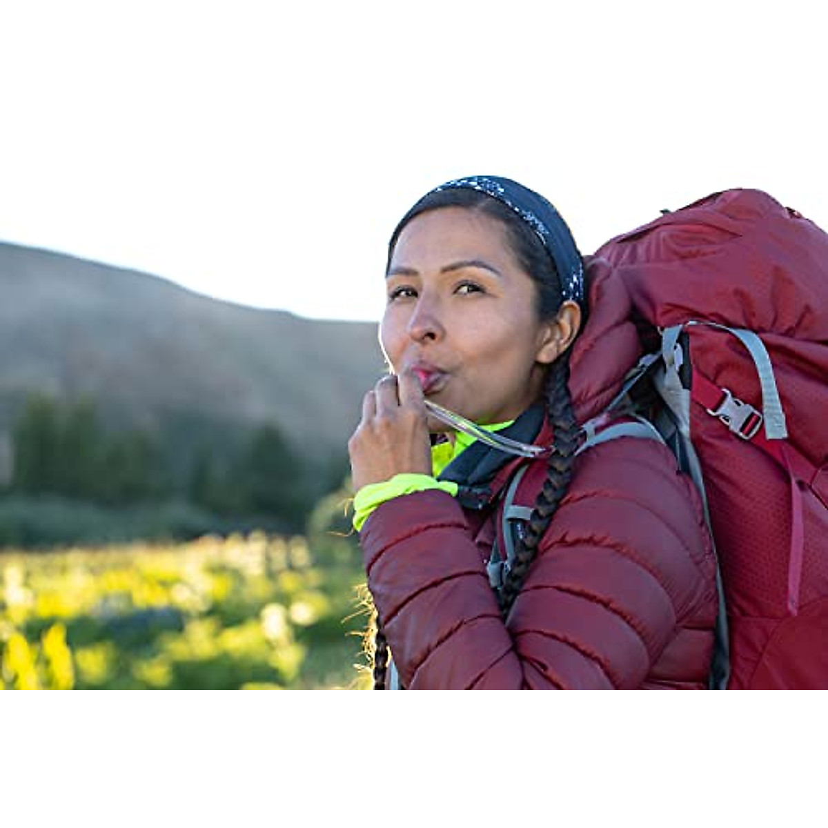 Osprey Tempest 20 Women's Hiking Backpack, Jasper Green,Medium/Large & Hydraulics Backpack Water Reservoir