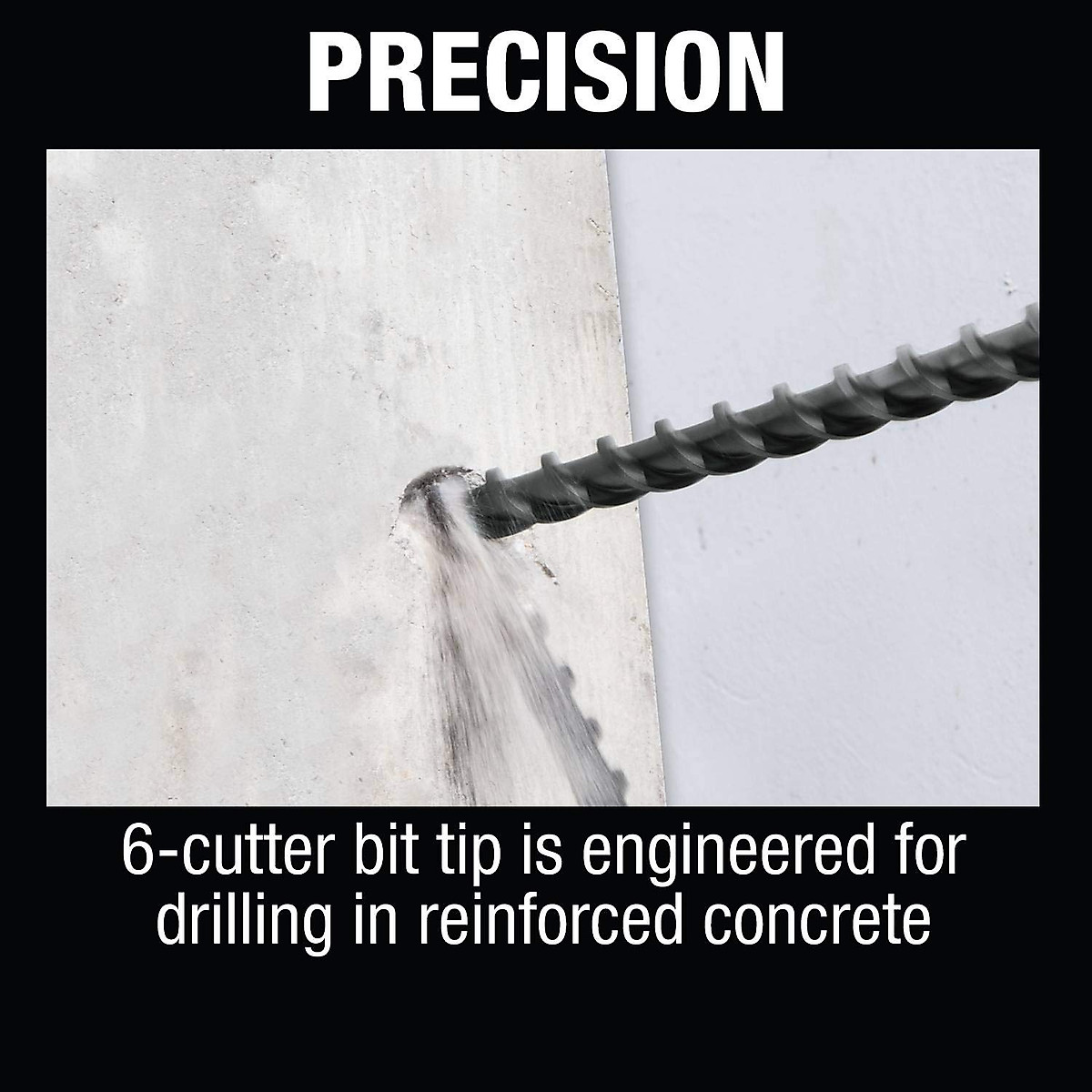 Makita B-64098 1-1/8" x 16" Spline Bit, 6-Cutter