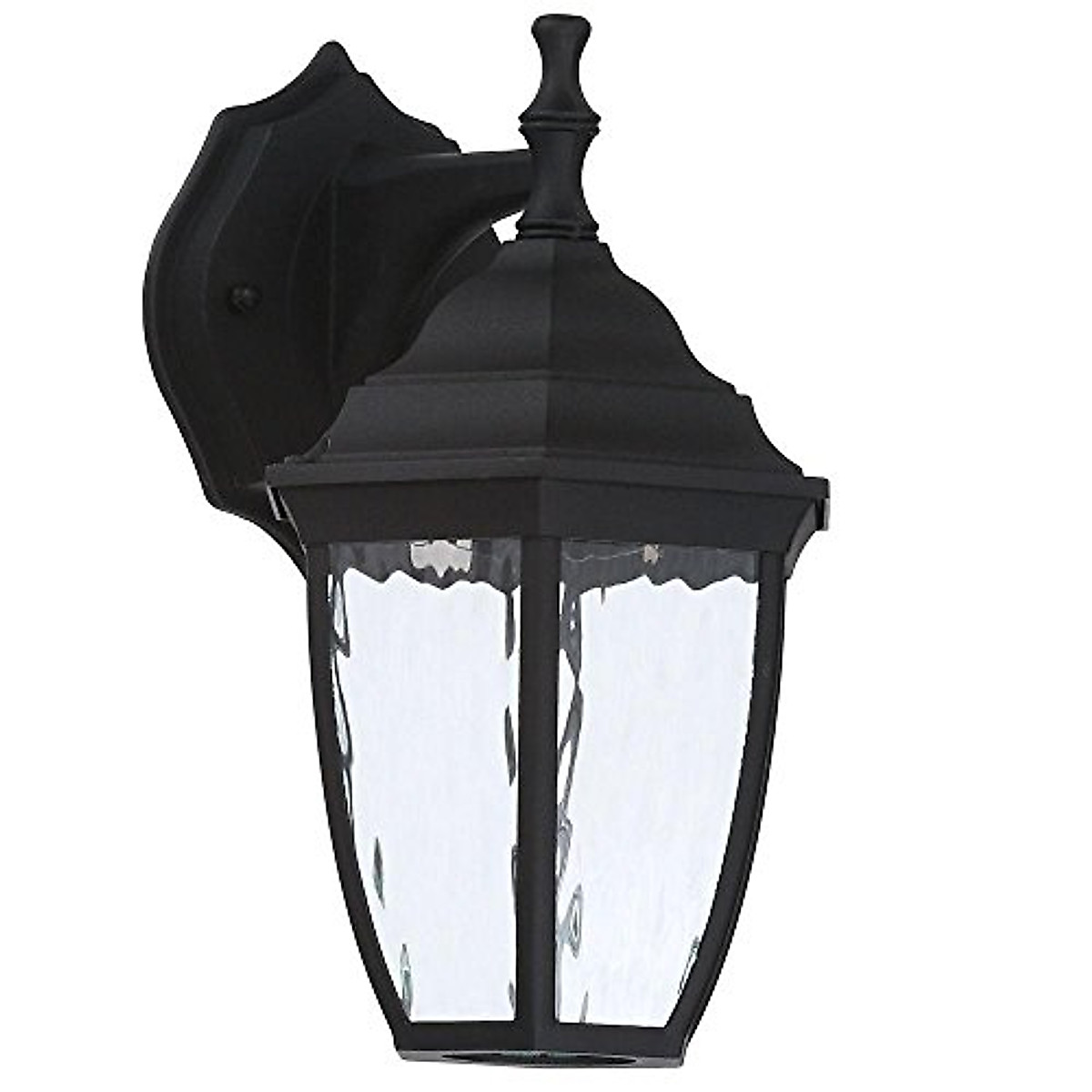 Hampton Bay Outdoor Wall Lanterns with Integrated LED Bulbs 2-Pack