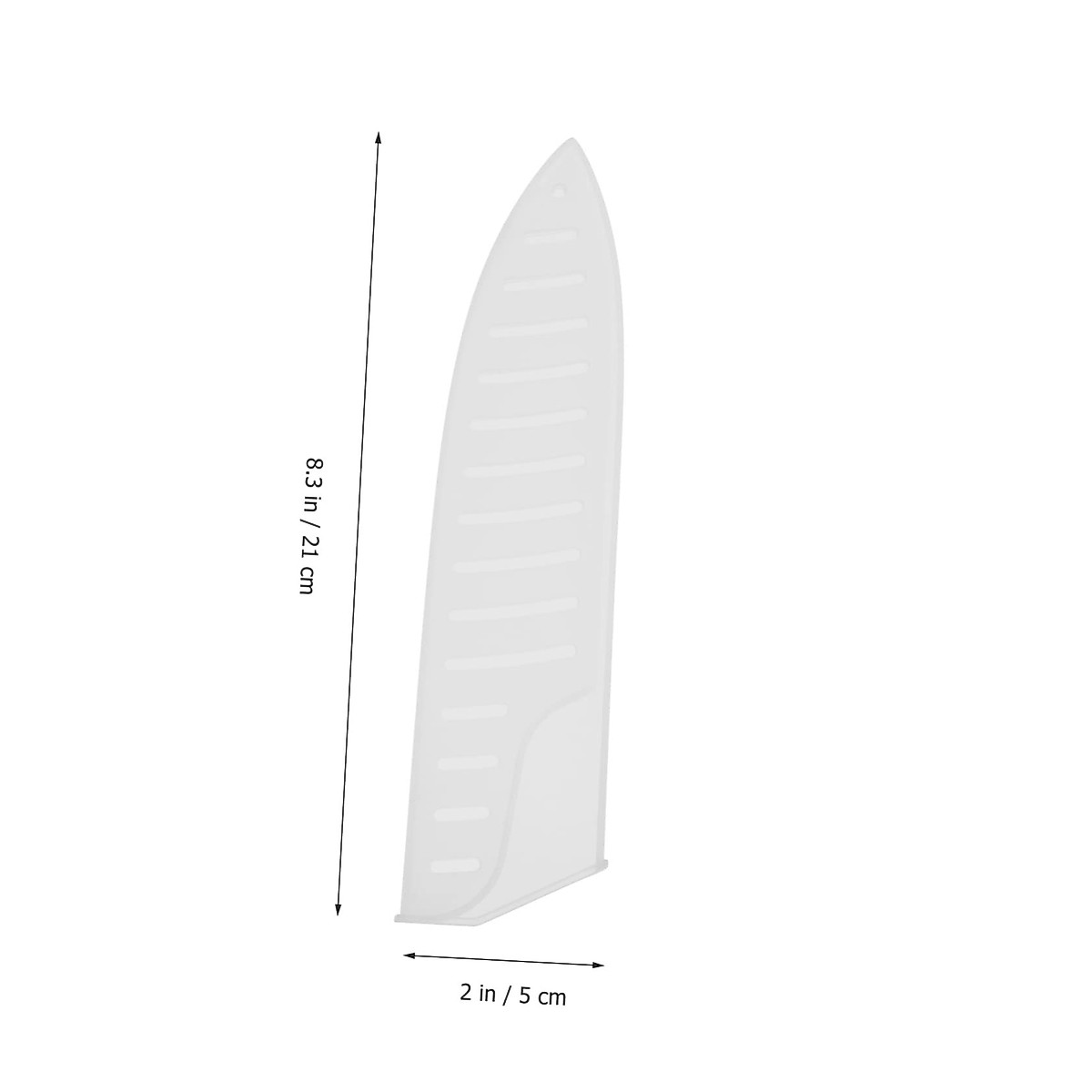 6pcs Scabbard Knife Blade Protectors Cutter Accessories Cutter Plastic Cutter Cover Cutter Guard Cook Cutter Sleeve Plastic White Knives Storage Box Knife Sleeves Cover