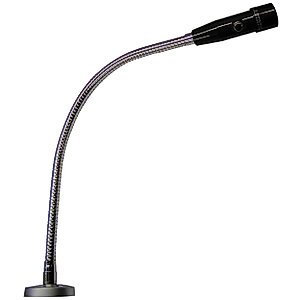 Astatic AMC105SNO-19 19" Omnidirectional Dynamic Gooseneck Microphone with 1 DPDT Push-to-Talk Switch - Gooseneck, 2 3/4 inch Flange (6' Cable)