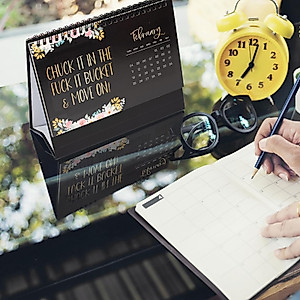 Desk Calendar 2024 | Calendar for Tired-Ass Women | Fu-ck it 2024 Calendar | Sweary Calendar Planner | 2024 Calendar Monthly to View Planner for Family School Office