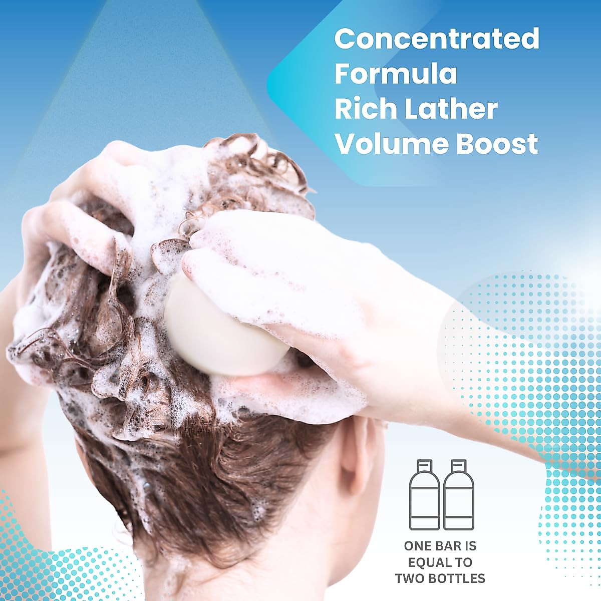 Spiraleaf Whiff Shampoo Bars, x2 Savings, Unscented: Limited Ingredients, No Scents or Colorings; Concentrated Formula, Made USA