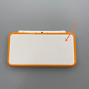 Surface Top Cover Case Faceplate Front Cover Shell Replacement for New 2DS XL/LL Console White