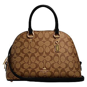 COACH Katy Satchel, Khaki Black