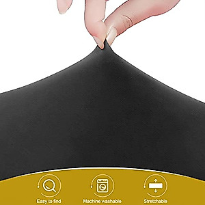 Feybaul Travel Luggage Cover Suitcase Protector Washable Protector Covers Dust and Stratch Resistance, Black, S/M/L