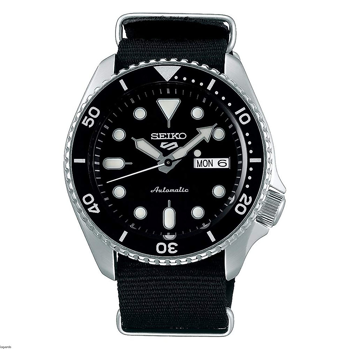 Seiko Analog SRPD55K3, Black/White, Strip