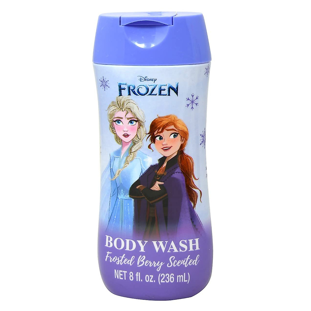 Centric Brands Inc. Frozen Kids Body Wash - Refreshing Children's Bath Wash for Shower and Bath Time, Girls and Boys Soap and Body Wash - Frosted Berry-Scented Cartoon Body Wash - 8 Fluid Ounces