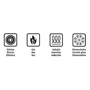 Tramontina 65140/106 Grano Stainless Steel Pot, Frying Pan, 7.9/10.2/6.3 inches (20/26 / 16 cm), 3-Piece Set, Grano Stainless Steel, All 3-Layer, Gas Induction Compatible, Made in Brazil