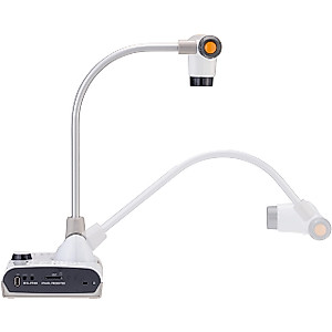 Elmo 1380 Model TT-12G Interactive Document Camera, 4K Ultra HD, 12MP 1/2.3" Image Sensor, 12x Optical Zoom, 16x Digital Zoom, Built-in SD Card Slot, Multiple Outputs, Replaced 1378 Model TT-12F