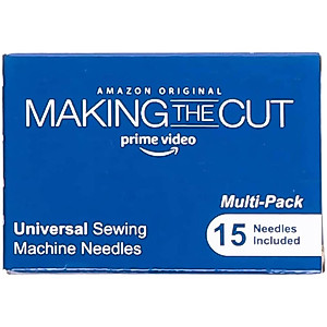 SINGER Making The Cut Universal Sewing Machine Needles - 15 Count - Assorted Sizes 80/12, 90/14, 100/16