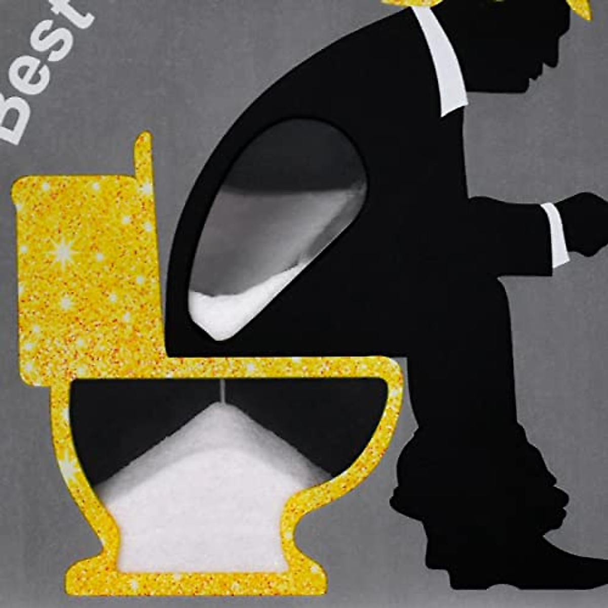 CaseTank Funny Gifts for Dad,Bathroom Hourglass Decor,Home Time Management Assistant,5 Minutes Timer, Fathers Day Birthday Christmas Gag Gifts for Father/Him/Husband/Boyfriend/Men