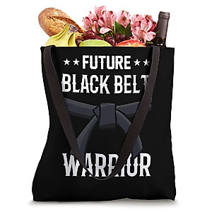 Future Black Belt Warrior Training Belts Martial Arts Mma Tote Bag