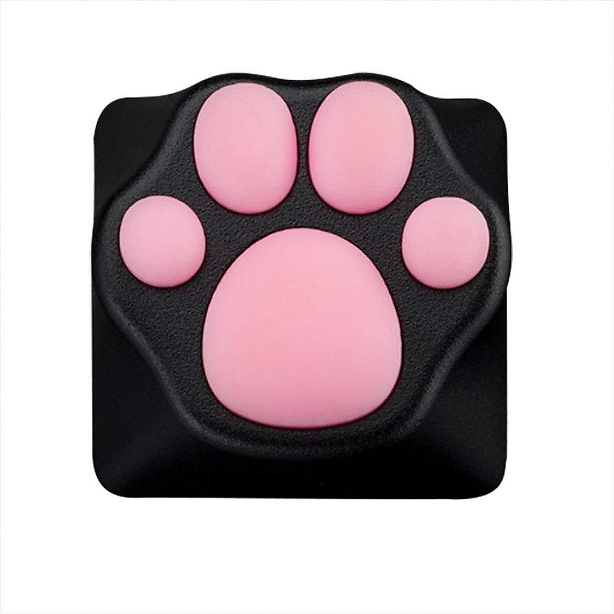 Custom Gaming Keycaps Machinery Keyboard keycaps Cat paw Shape ABS Base for ESC Key, Cat Claw for Cute Keyboard (Black/Pink)