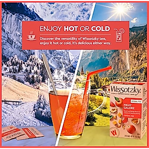 Wissotzky Fruit Galore Herbal Tea, 20 Tea Bags | Caffeine Free Tea | Antioxidant Rich | Fruity Blend | Herbal Tea Bags