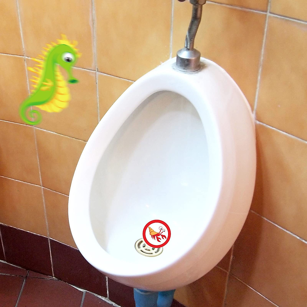 Woanger 240 Pieces Toilet Targets for Boys, Ocean Animals Potty Training Flushable Targets Sea Creatures Potty Training Stickers 2 Inch Pee Stickers Color Changing Pee Targets