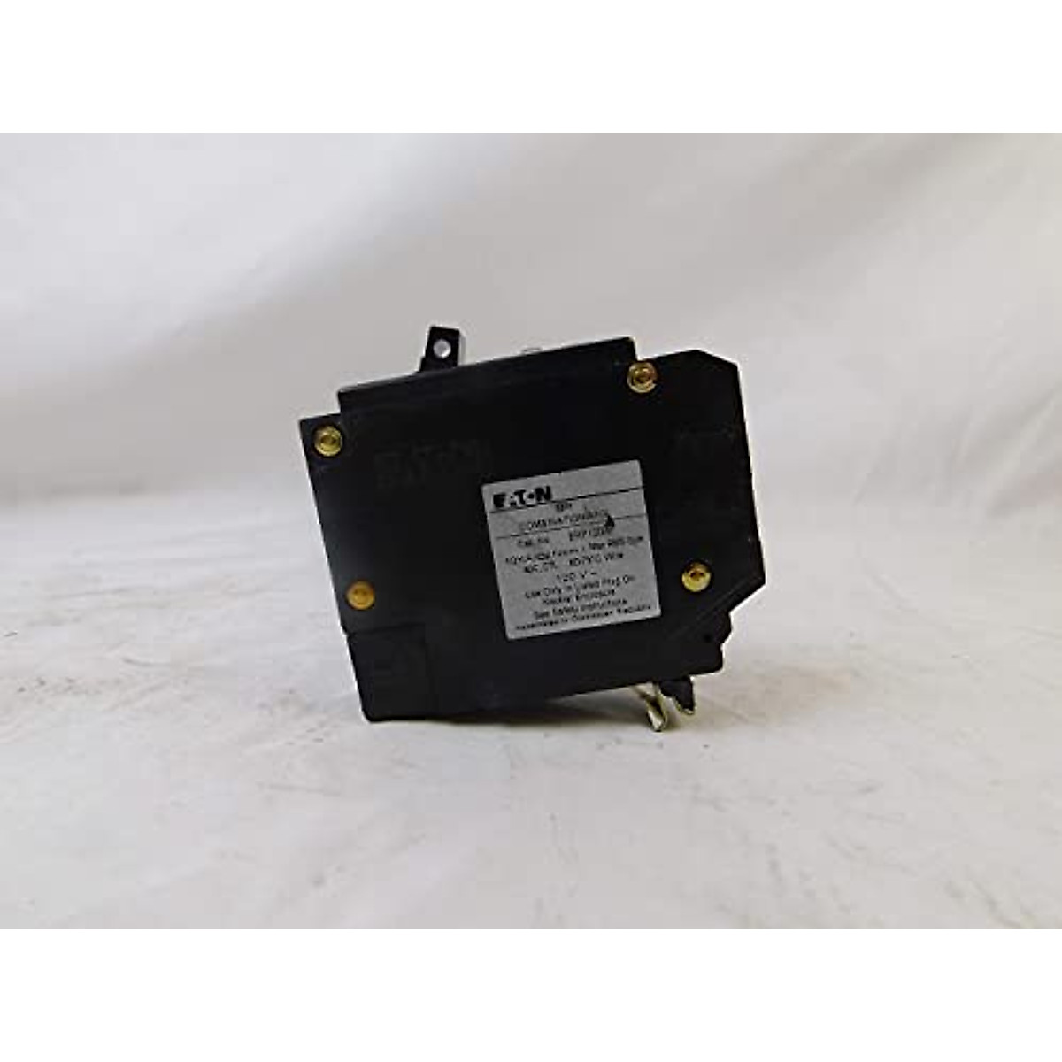 Eaton BRP120AF 20 amps Combination AFCI Single Pole Circuit Breaker, Black