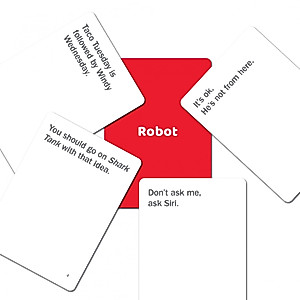 PlayMonster Utter Nonsense -- The Crazy Game of Voices and Accents -- Ridiculous Family Fun -- Ages 8+ -- 4-20 Players, Red