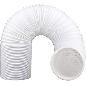 Bysameyee Portable Air Conditioner Hose Extention Coupler, Universal 5.9 Inches (150MM) AC A/C Exhaust Vent Hose Connector Coupling Fits Clockwise and Counter-Clockwise 5.9” Thread Hose