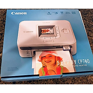 Canon Selphy CP740 Compact Photo Printer (2094B001),White