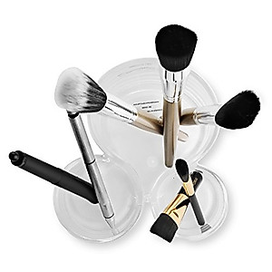 BINO 'The Swirl' 3 Compartment Acrylic Makeup and Jewelry Organizer