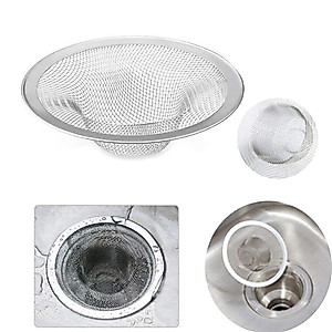 JISTL Sink Strainers Drain Filter 4Pack,4.4" Perfect for Kitchen Sink/Bathroom Bathtub Wash Basin Floor Drain