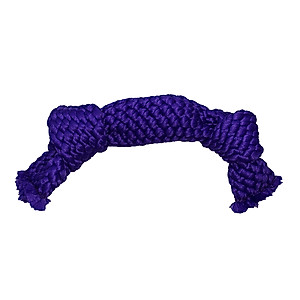Playology Dri-Tech Pork Sausage Scent Dental Rope Dog Toy, Small