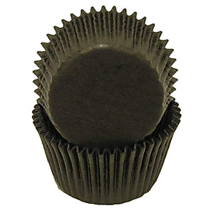 CK Products Black Glassine Greaseproof Cupcake Muffin - 500 Count