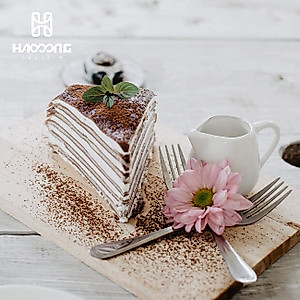 Haodong Beef Silver Leaf Gelatin Sheets - 180 Bloom (20 Sheets, 50g) - Gelatin Leaves for Baking and Cooking Mirror Glaze Dessert Jellies Mousse Cake