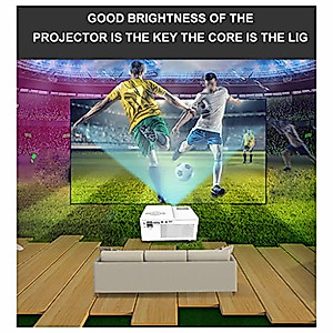 QFWCJ Portable Mini Projector PTY60 Support 1080P LED Home Theater Media Mobile Player Home Office Video Projector (Color : Black Mirroring, Size : 139 * 102 * 63mm)