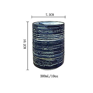 KCHAIN Pack of 4 Ceramic Teacup Set 10oz 300mL Japanese Tea Cups Mugs Set